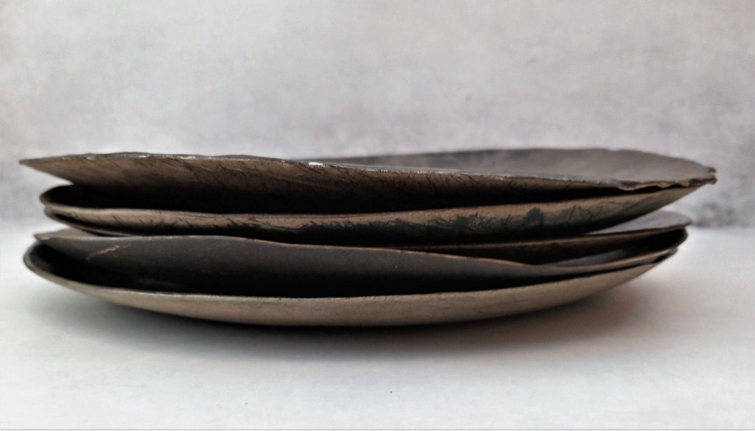 Rustic Pottery Dinner Plates, Ceramic Dinner Plates, Earthenware Plates ...