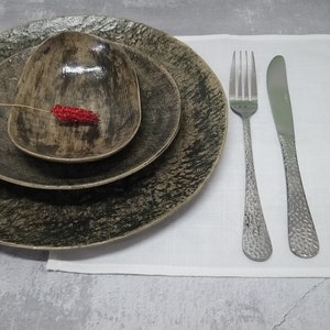 Ceramic Dinnerware Sets, Stoneware Dish Set, Unique Reactive Glaze ...