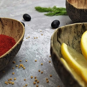 Small Serving Ceramic Bowls, Pottery Condiment Bowls, Rustic Dishes ...