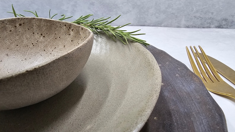 Ceramic Dinnerware Sets, Handmade Dishes, Modern Dinner Set, Rustic ...