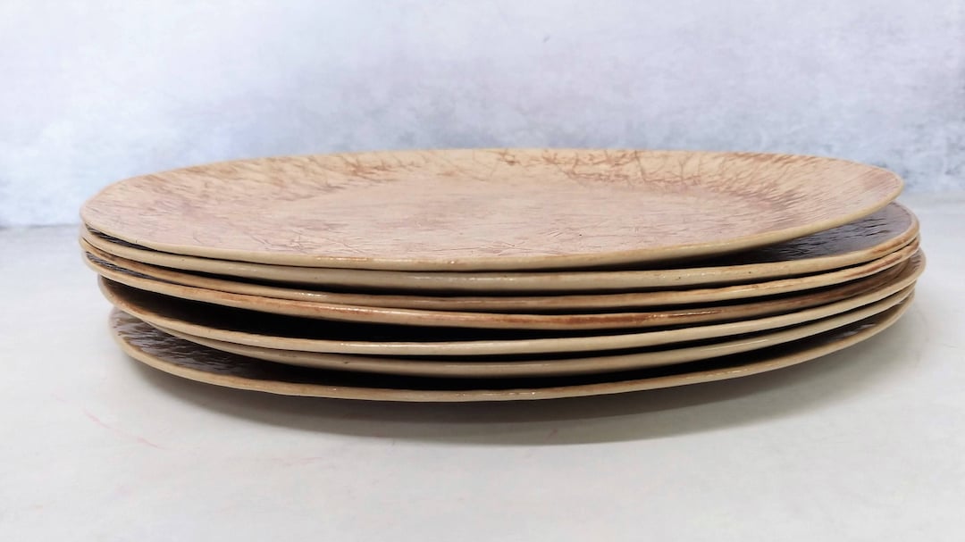 Clay Dinner Plates Set, Pottery Dinner Plate, Handmade Plates ...