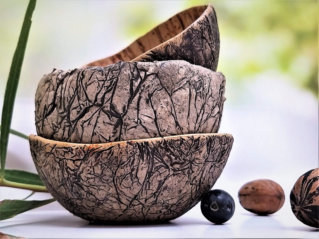 Small Serving Ceramic Bowls, Pottery Condiment Bowls, Rustic Dishes ...