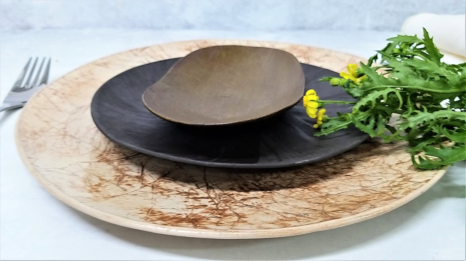 Unique Dinnerware Set, Ceramic Dinnerware Set, Rustic Dish Sets ...
