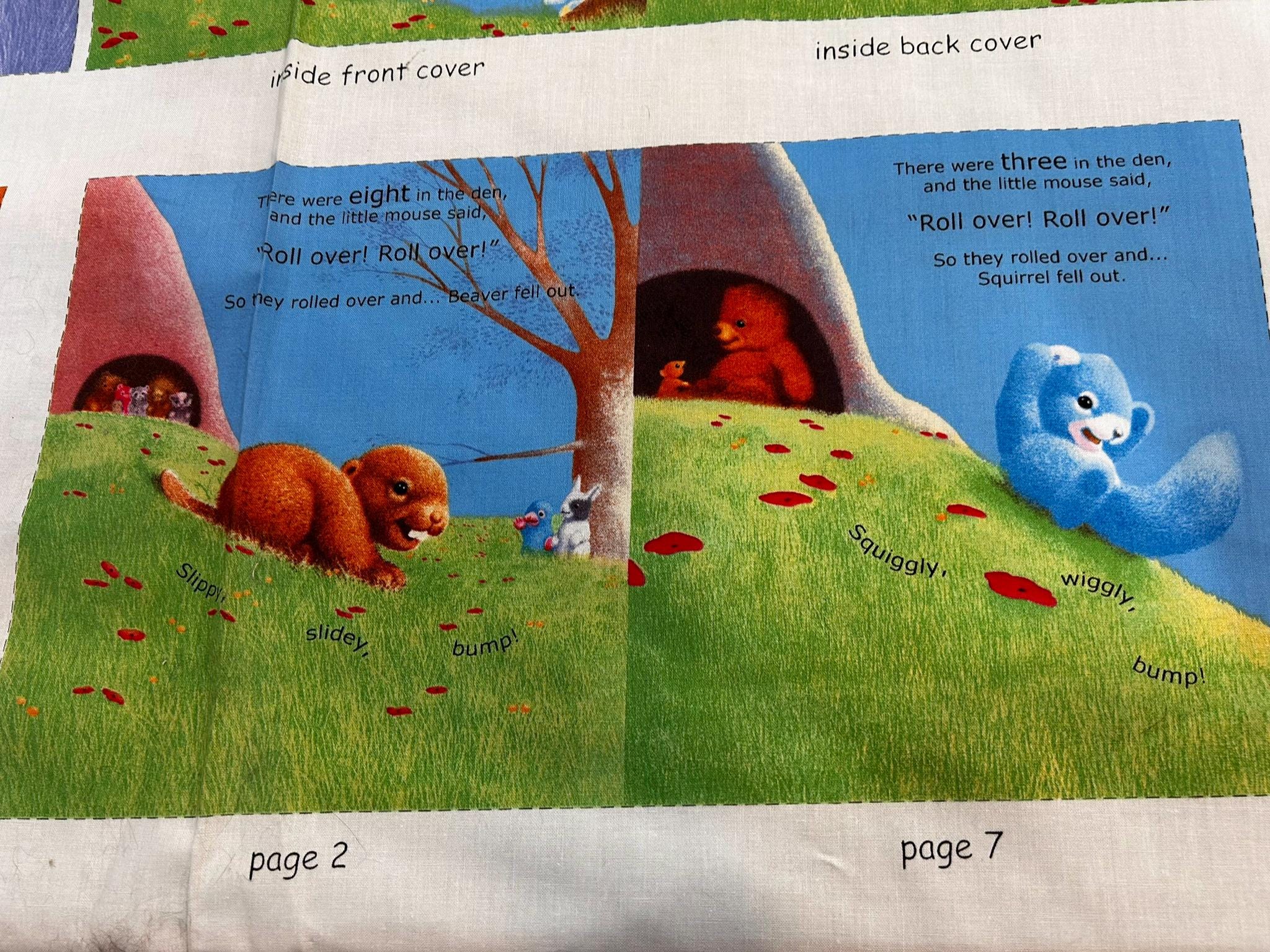 Fabric Books Ten in the Den Book Panel 100% Cotton by John Butler - Etsy