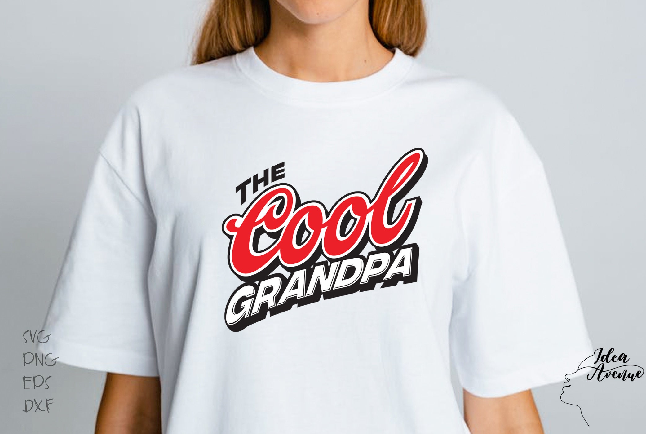 The Cool Grandpa Svg Cool Dad Svg Father's Day Svg Dad - Etsy