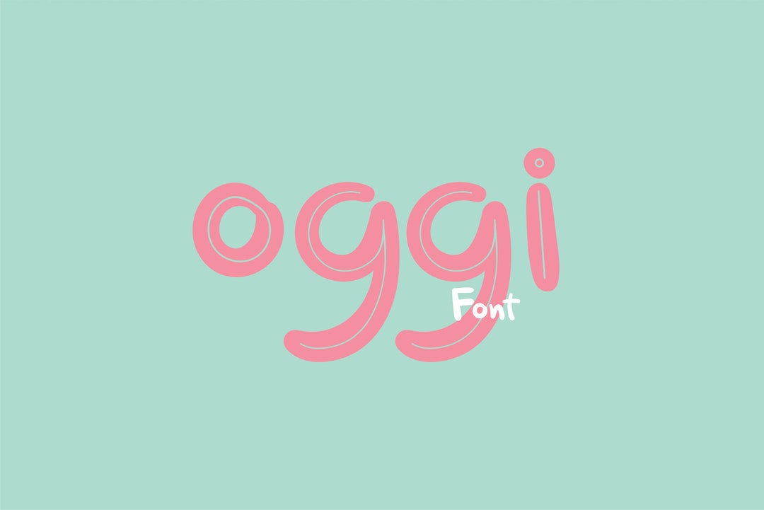 Font Download, 2 Style Cute Font, Fun Font, Script Font, Modern Font ...