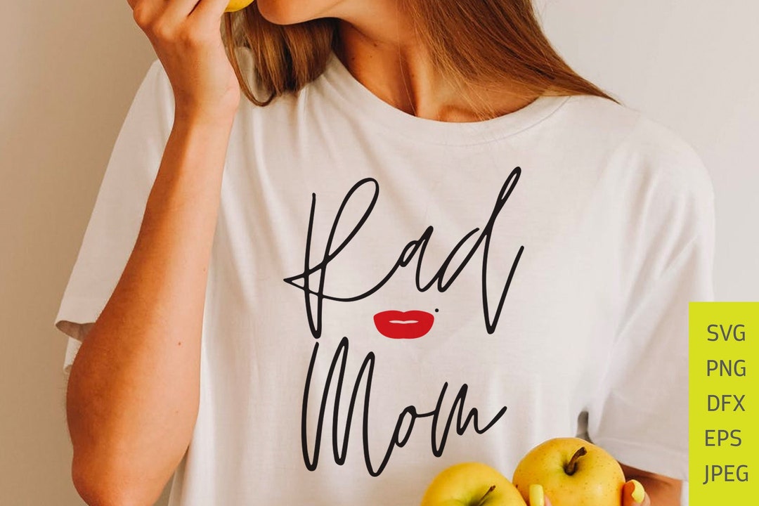 Rad Mom SVG , Mom Svg , Mother's Day SVG , Cool Mom Svg , Mommy Svg ...