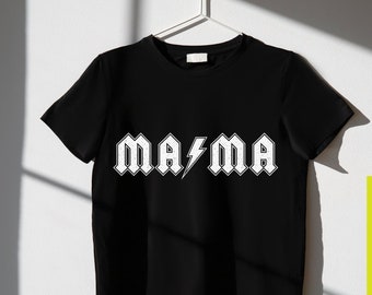 ACDC Mama Svg, Mama Svg, Rocker Mom Svg, Digital Download, Rock and ...