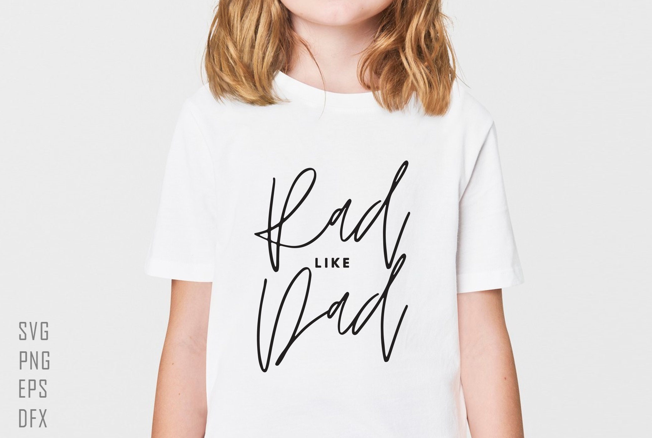 Rad Like Dad SVG Father's Day SVG First Father's - Etsy