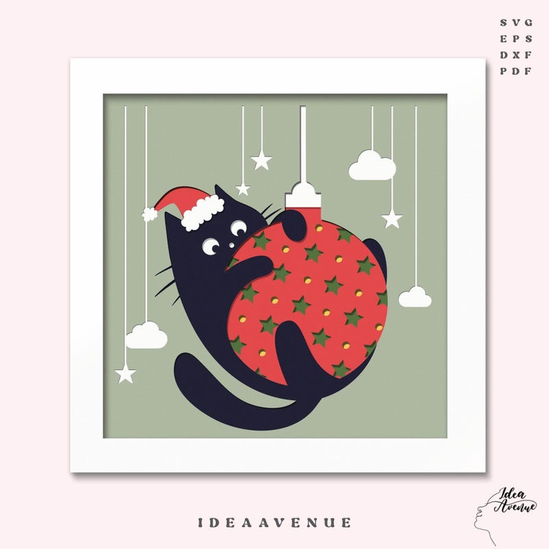 Cat Svg Light Box - Etsy