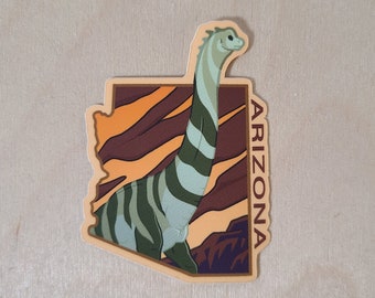 Dinosaur Roadtrip PIN Arizona's Sonorasaurus - Etsy
