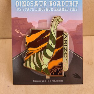 Dinosaur Roadtrip PIN - Arizona's Sonorasaurus - Etsy