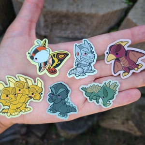 COMPACT KAIJU Tiny Kaiju Stickers - Etsy