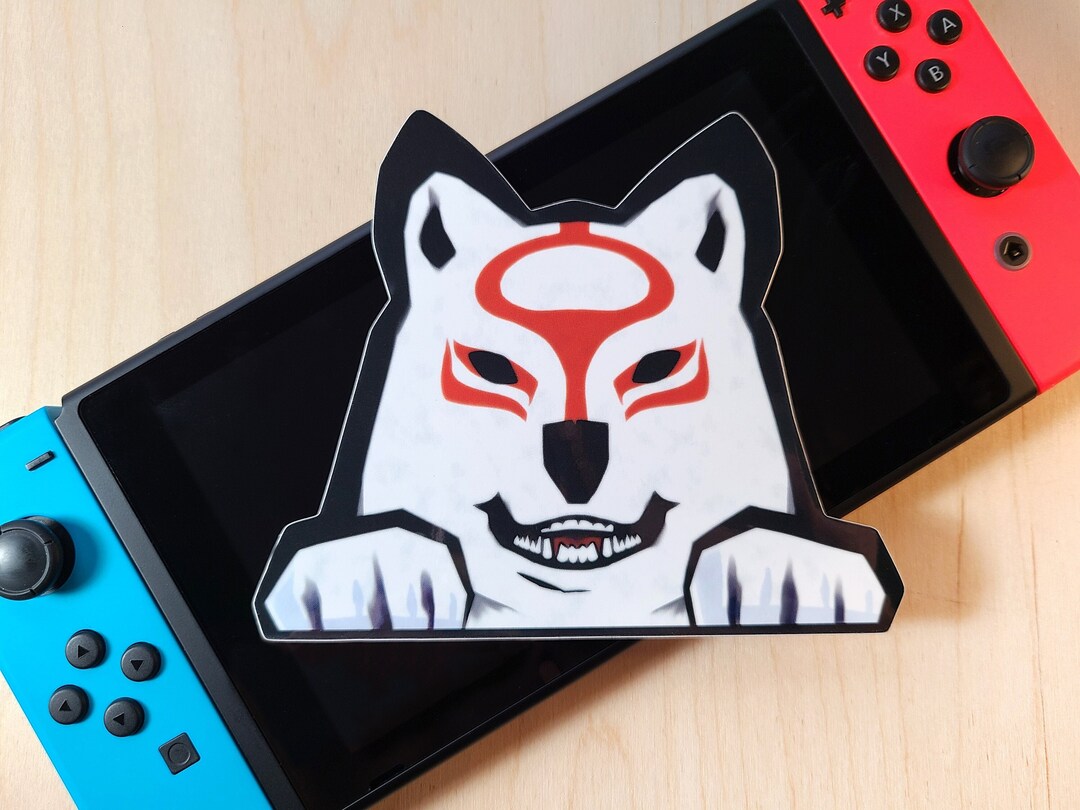 Amaterasu Peeker Sticker - Etsy