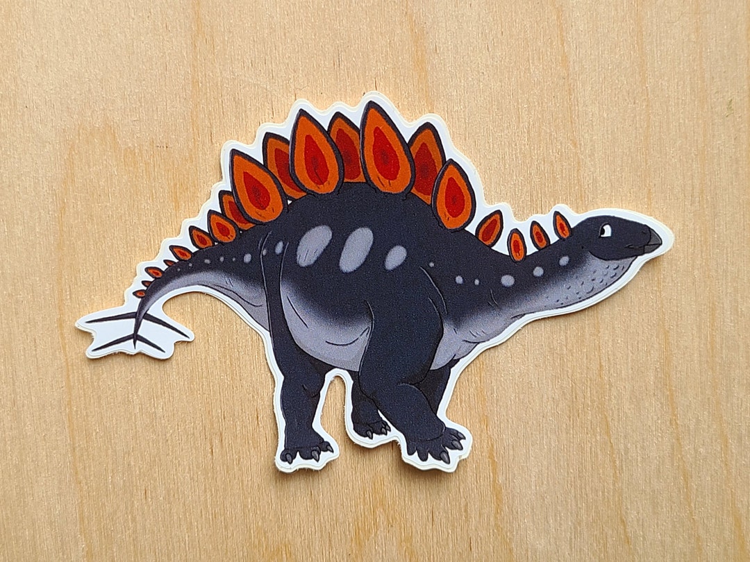 Stegosaurus Vinyl Sticker - Etsy