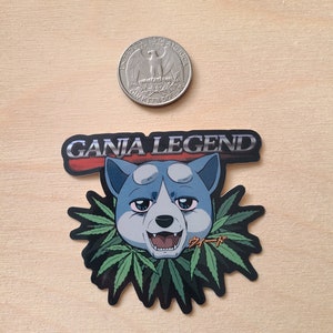 Ginga Densetsu Weed - GANGA LEGEND Sticker - Etsy