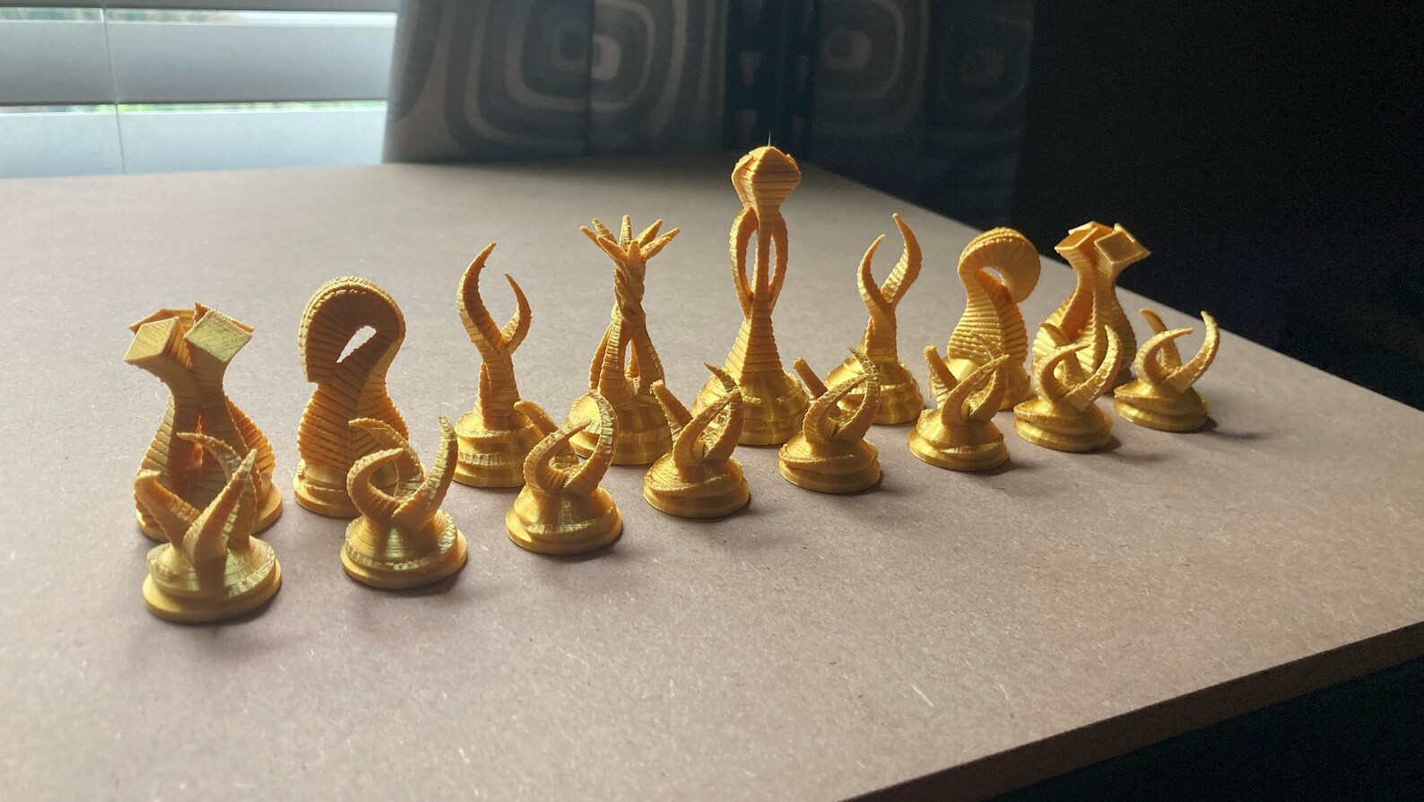 3D Printed Dead Space Inspired Alien Chess Set of 17 - Etsy