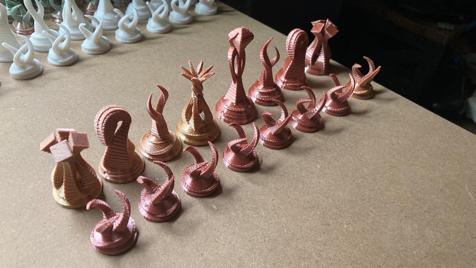 3D Printed Dead Space Inspired Alien Chess Set of 17 - Etsy