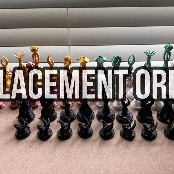 3d Printed Replacement Chess Pieces - Etsy