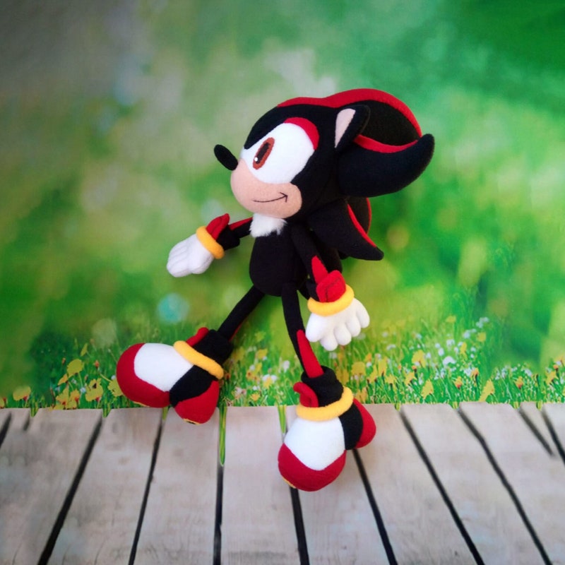 Shadow the Hedgehog Plush - Etsy