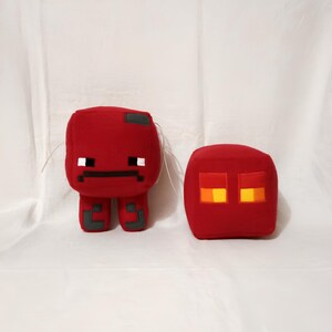Minecraft Strider Plush Magma Cube, Minecraft Plush, Gamer Gift ...