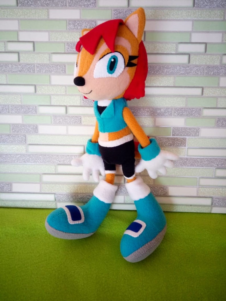 Sally Acorn Plush Sonic Plush Stuffed Animal 14 35 - Etsy UK