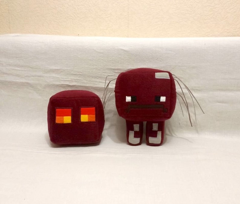 Minecraft Strider Plush Magma Cube Minecraft Plush Gamer - Etsy