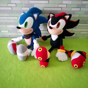 Shadow the Hedgehog Sonic Boom Plush Stuffed Animal 15.7 - Etsy Australia