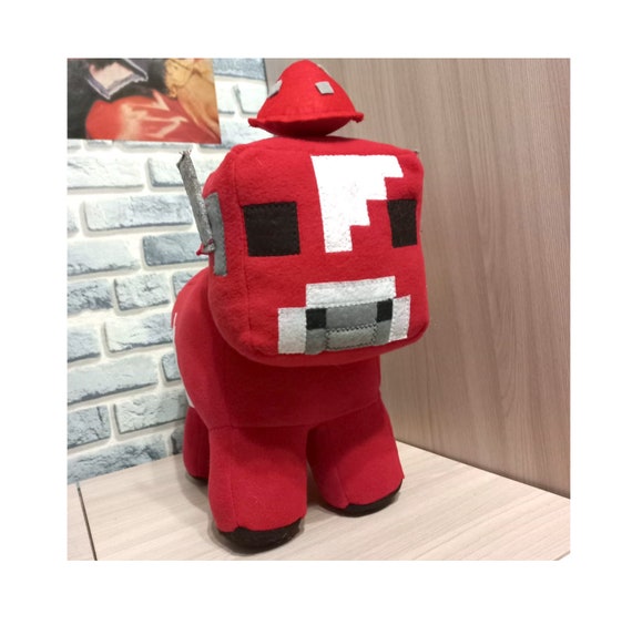 Mooshroom Minecraft Mooshroom Plush Game Soft Toy Minecraft - Etsy