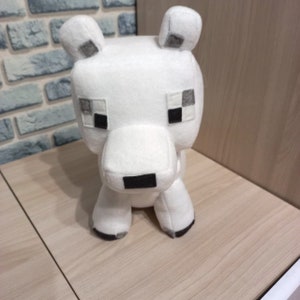 Minecraft Snow Fox, Game Soft Toy, Minecraft Plush, Gamer Gift ...