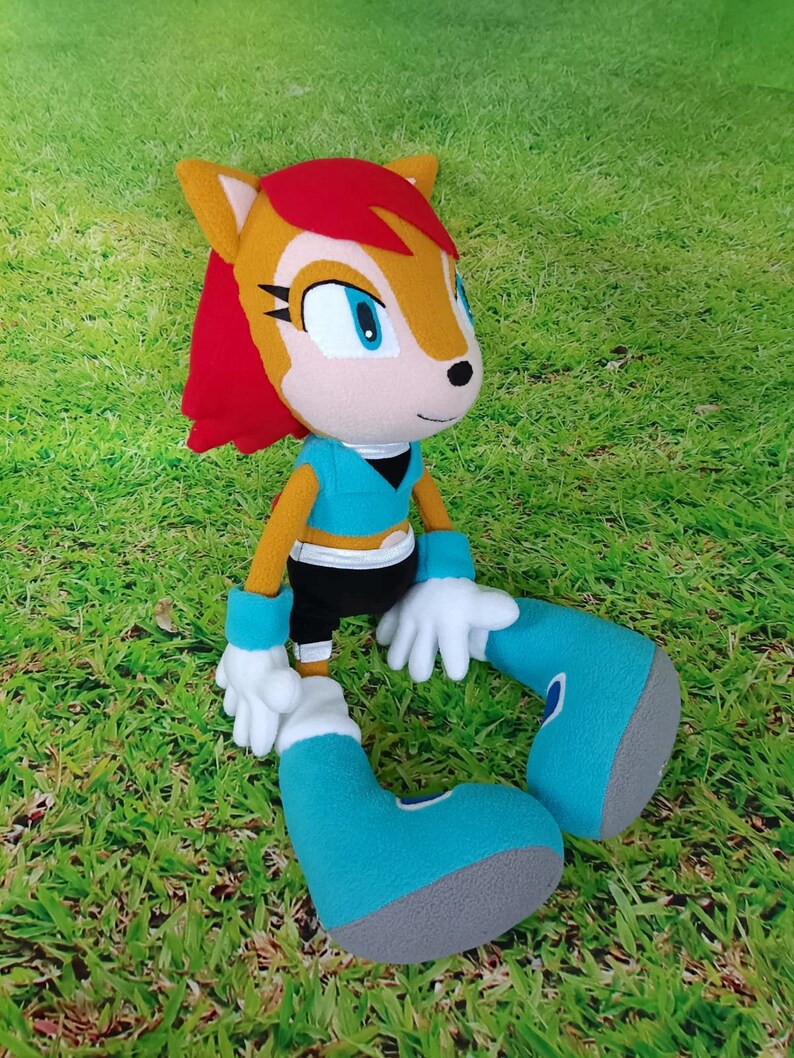 Sally Acorn Plush Sonic Plush Stuffed Animal 14 35 - Etsy