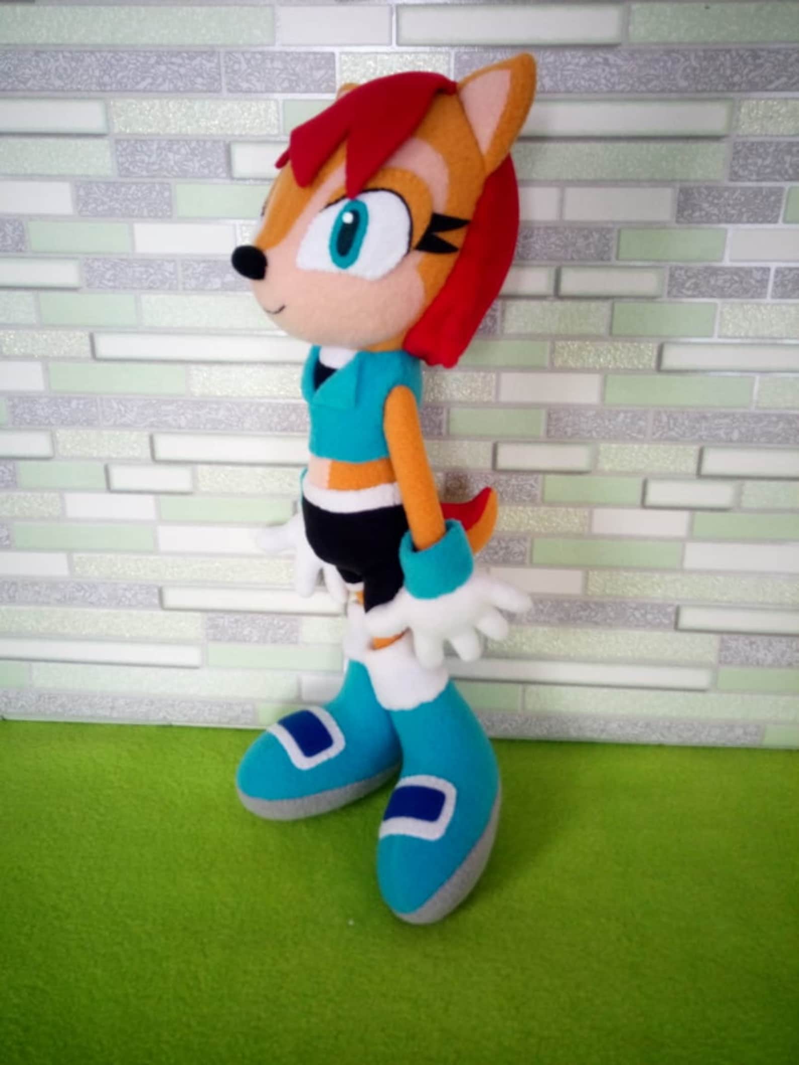Sally Acorn Plush Sonic Plush Stuffed Animal 14 35 - Etsy UK