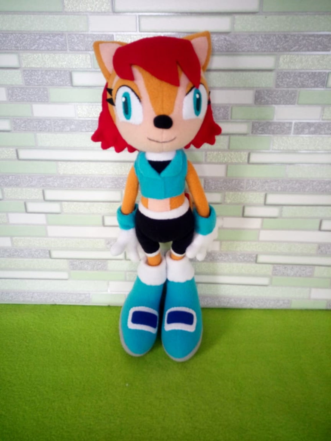 Sally Acorn Plush Sonic Plush Stuffed Animal 14 35 - Etsy UK