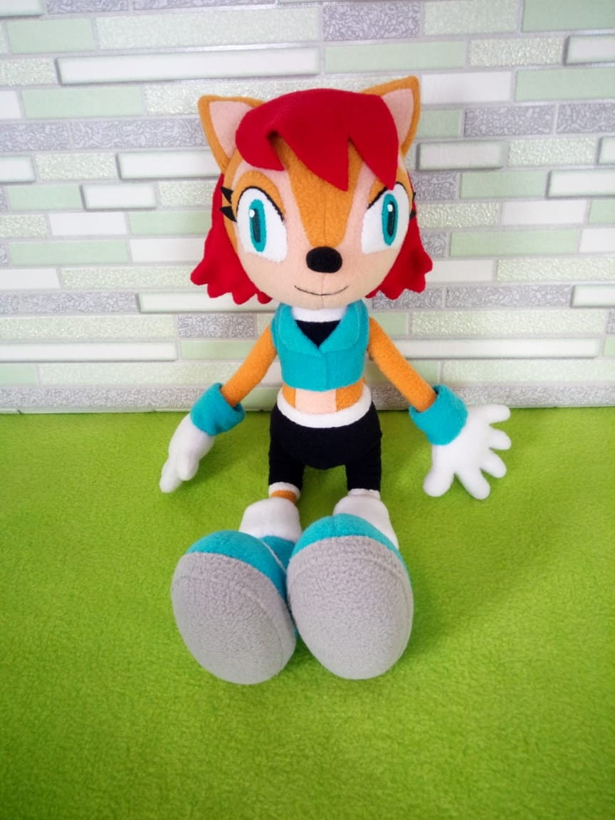 Sally Acorn Plush Sonic Plush Stuffed Animal 14 35 - Etsy Australia