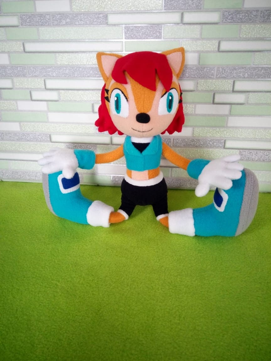 Sally Acorn Plush Sonic Plush Stuffed Animal 14 35 - Etsy Australia