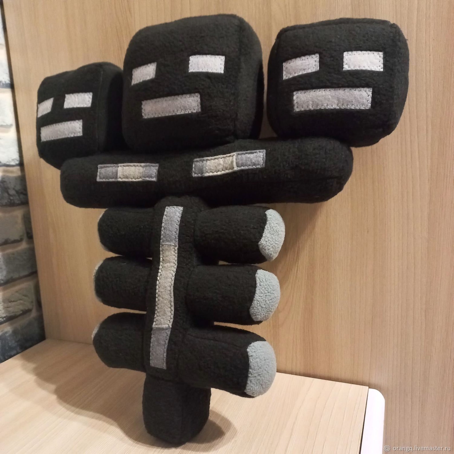 Minecraft Wither Plush 15 Game Soft Toy Minecraft - Etsy Australia