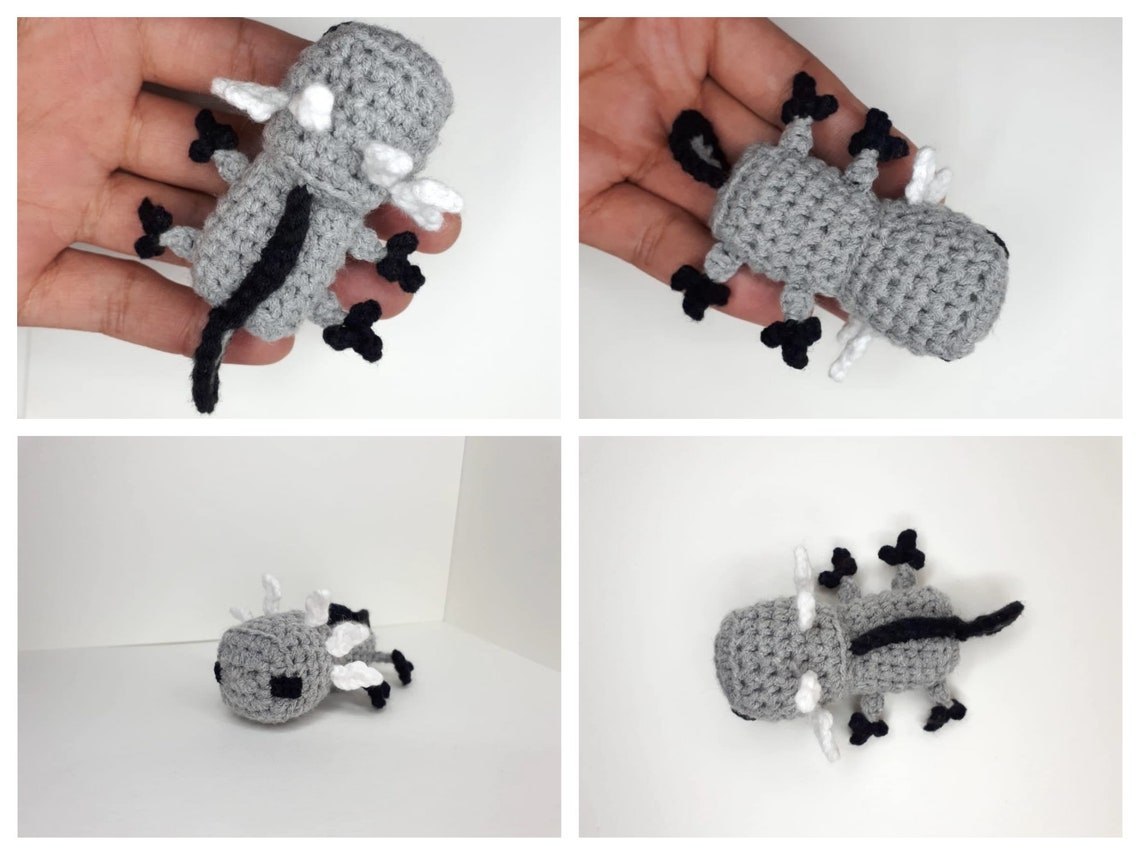 Axolotl Minecraft Crochet Minecraft Axolotl Plush Crochet - Etsy
