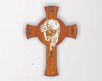 Jesus Clock Svg - Etsy