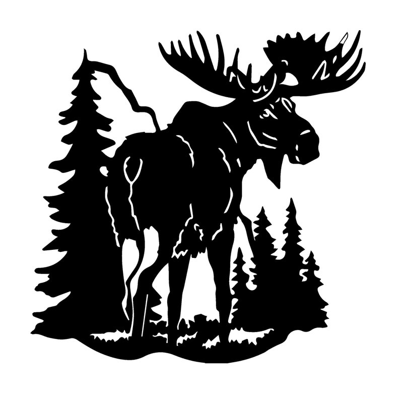 Moose Svg - Etsy
