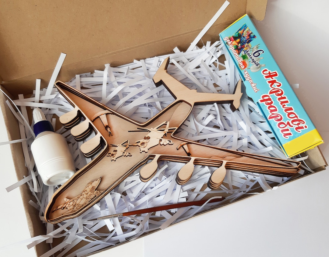 Plane 5 Layer Art Piece SVG, PDF, DXF, Ai, Multi-layer File, Digital ...