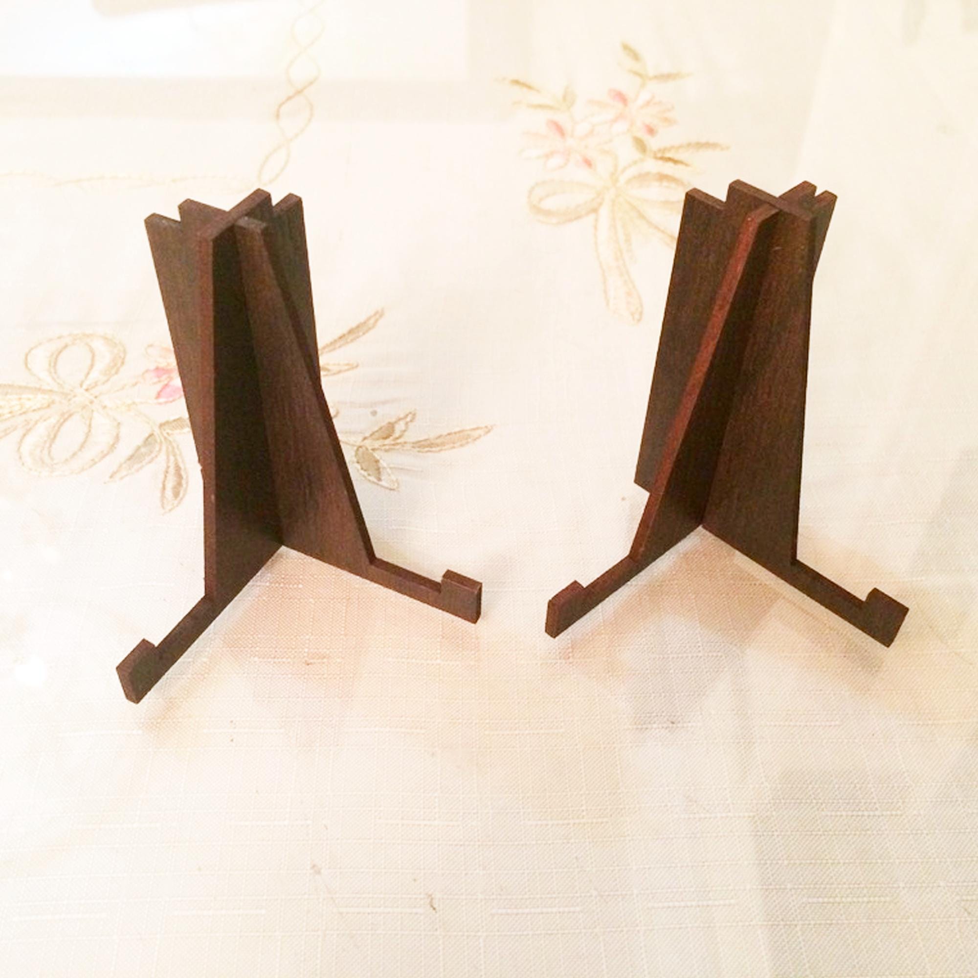 Easel Stand Svg Sat, Photo Stand Svg, Plate Stand Svg, SVG Wooden Stand ...