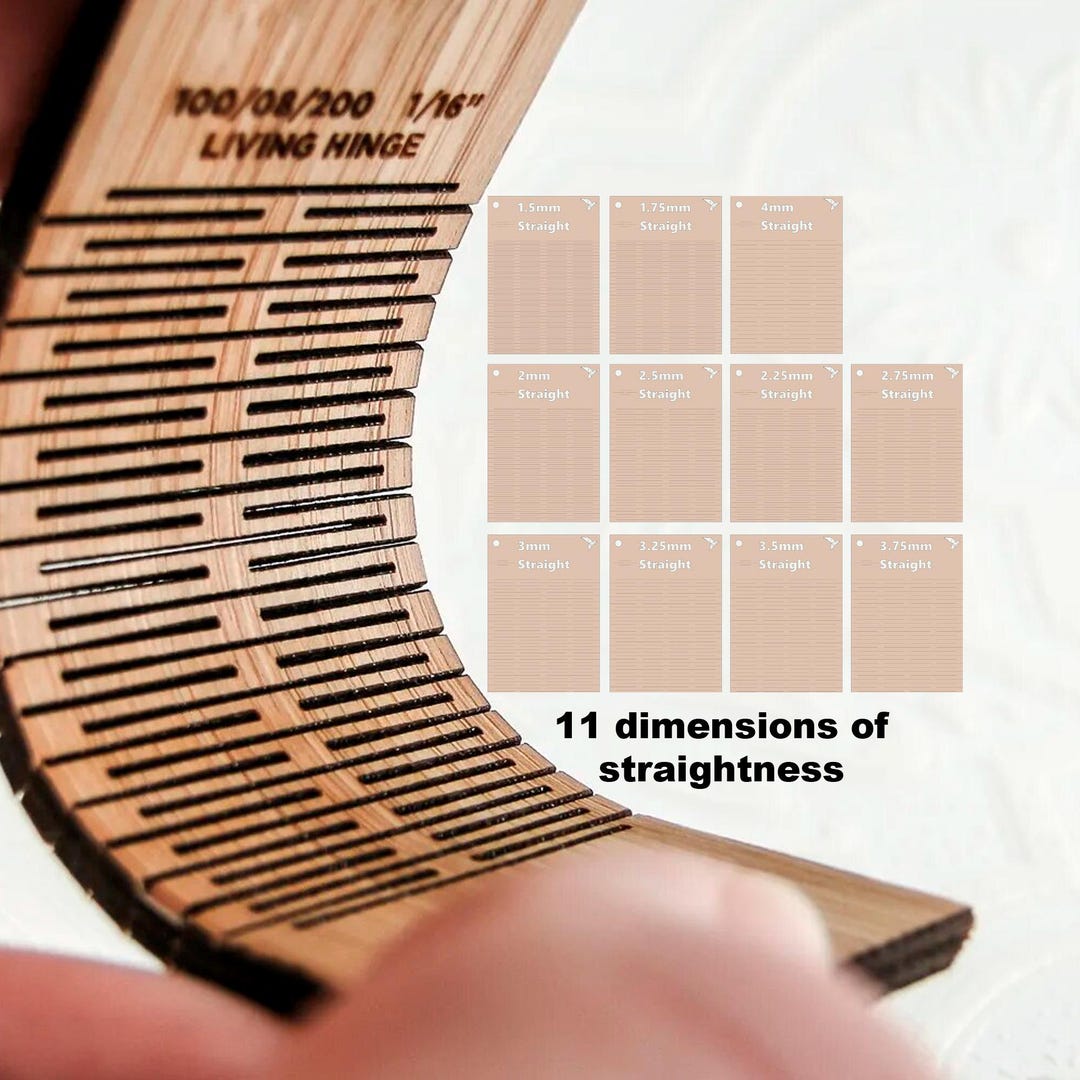 Flexible Laser Cut Pattern Svg, Flexible Living Hinges File for Cricut ...