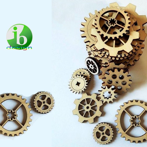 Laser Cut Vector Gears - Etsy