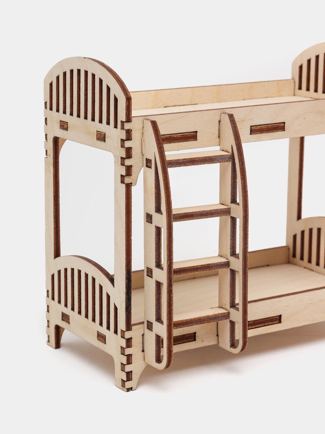 Bunk Bed, for a Doll, Bed Lasercut File, 3D Puzzle, Laser Cut Vector ...