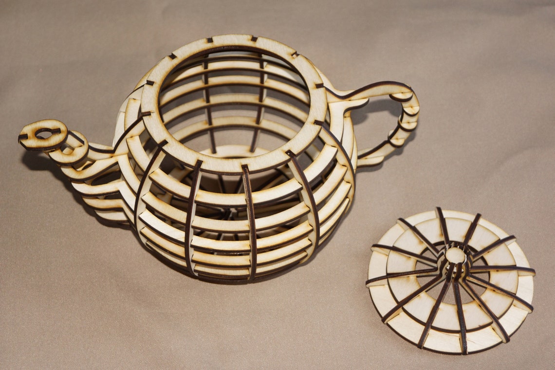 Tea Bags With Lid, Laser Cut File, 3D Puzzle, Vector, Laser Cut Vector ...