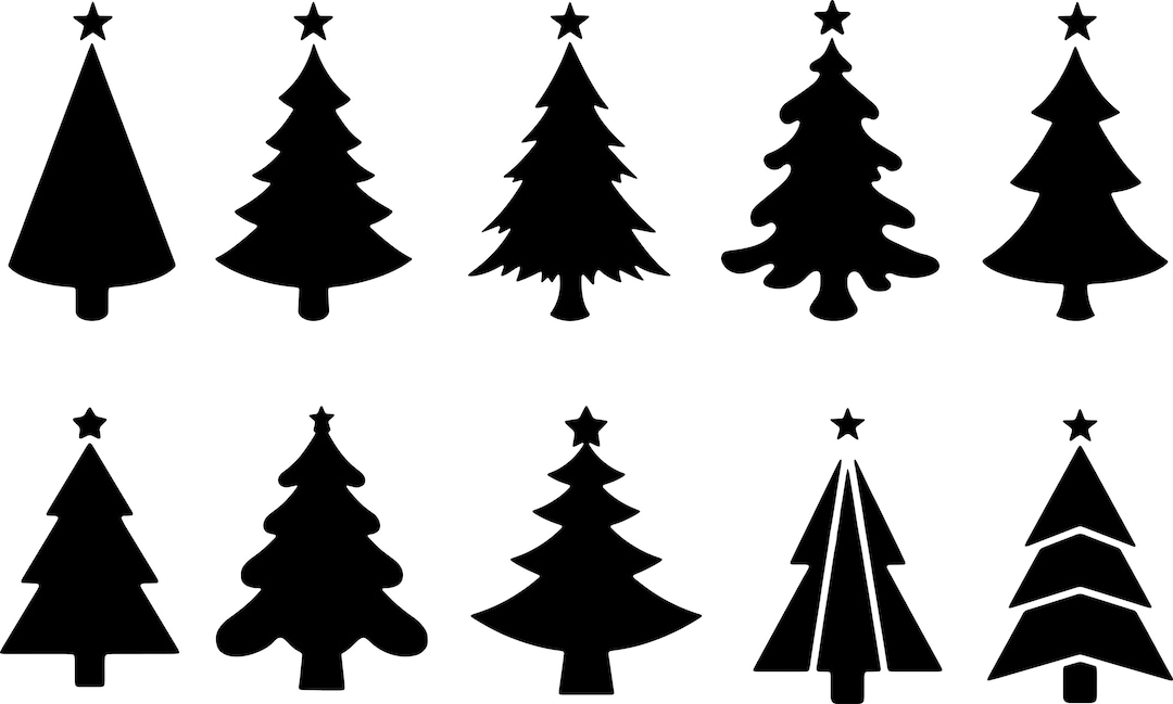 Christmas Tree Svg Bundle Christmas Svg Christmas Tree Svg - Etsy