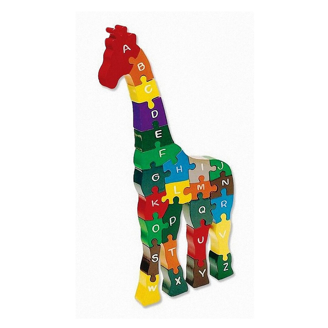 Alphabet Giraffe SVG Puzzle, Letters Puzzle, Giraffe Puzzle, Cricut ...