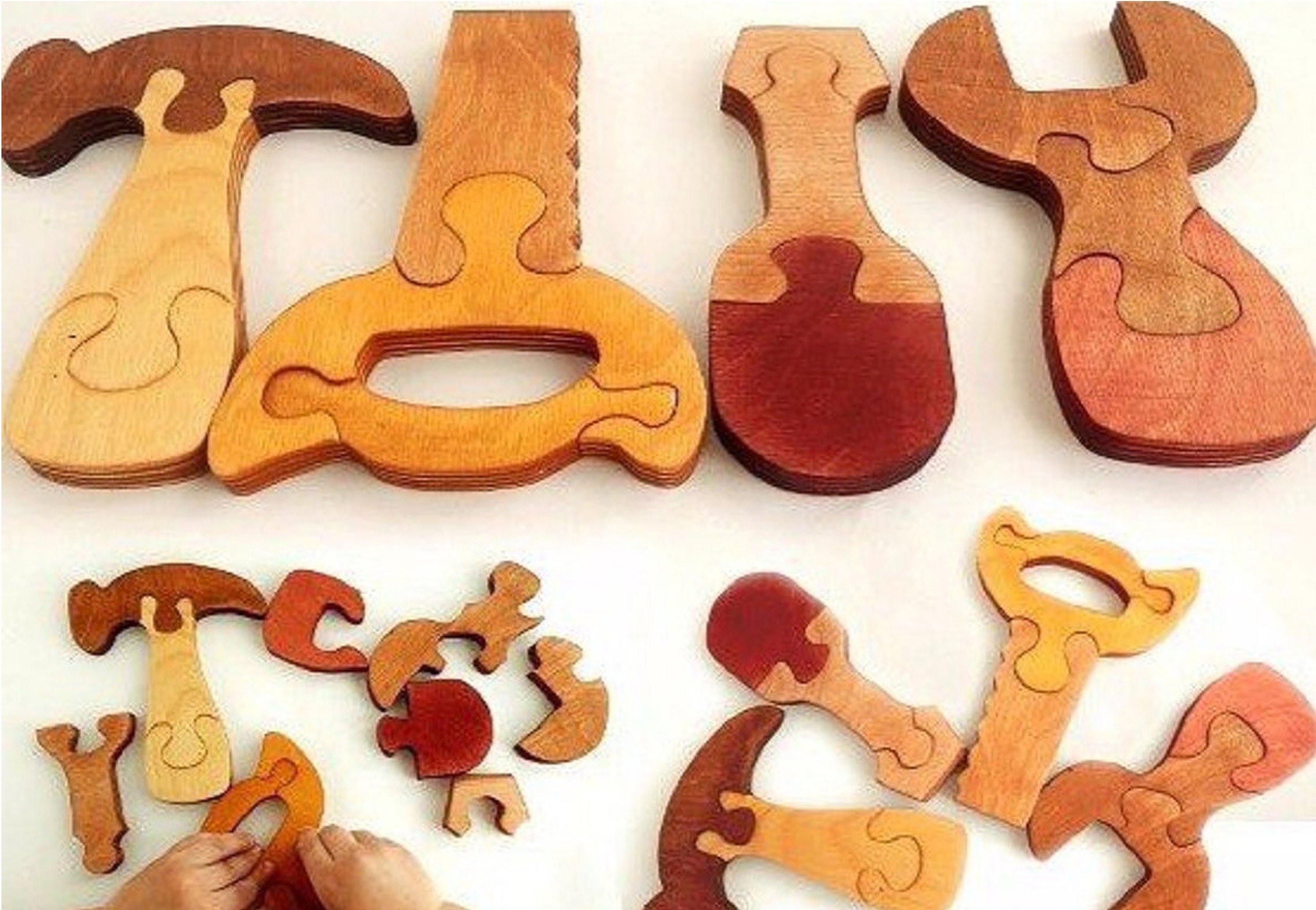 Puzzle Tools Lasercut File 3D Puzzle Vector Laser Cut - Etsy
