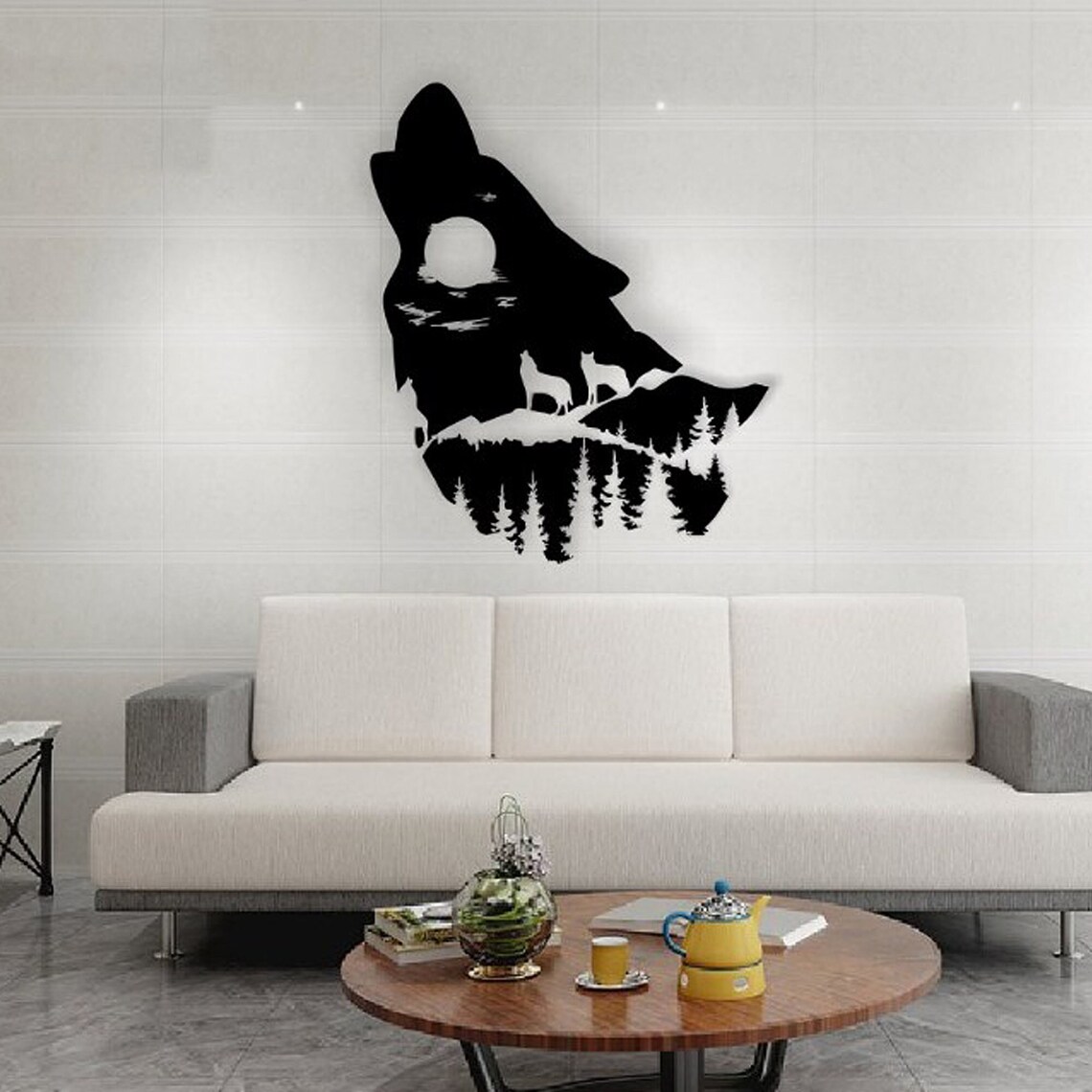Wolf Wall Panel Lasercut File 3D Puzzle Vector Laser Cut | Etsy