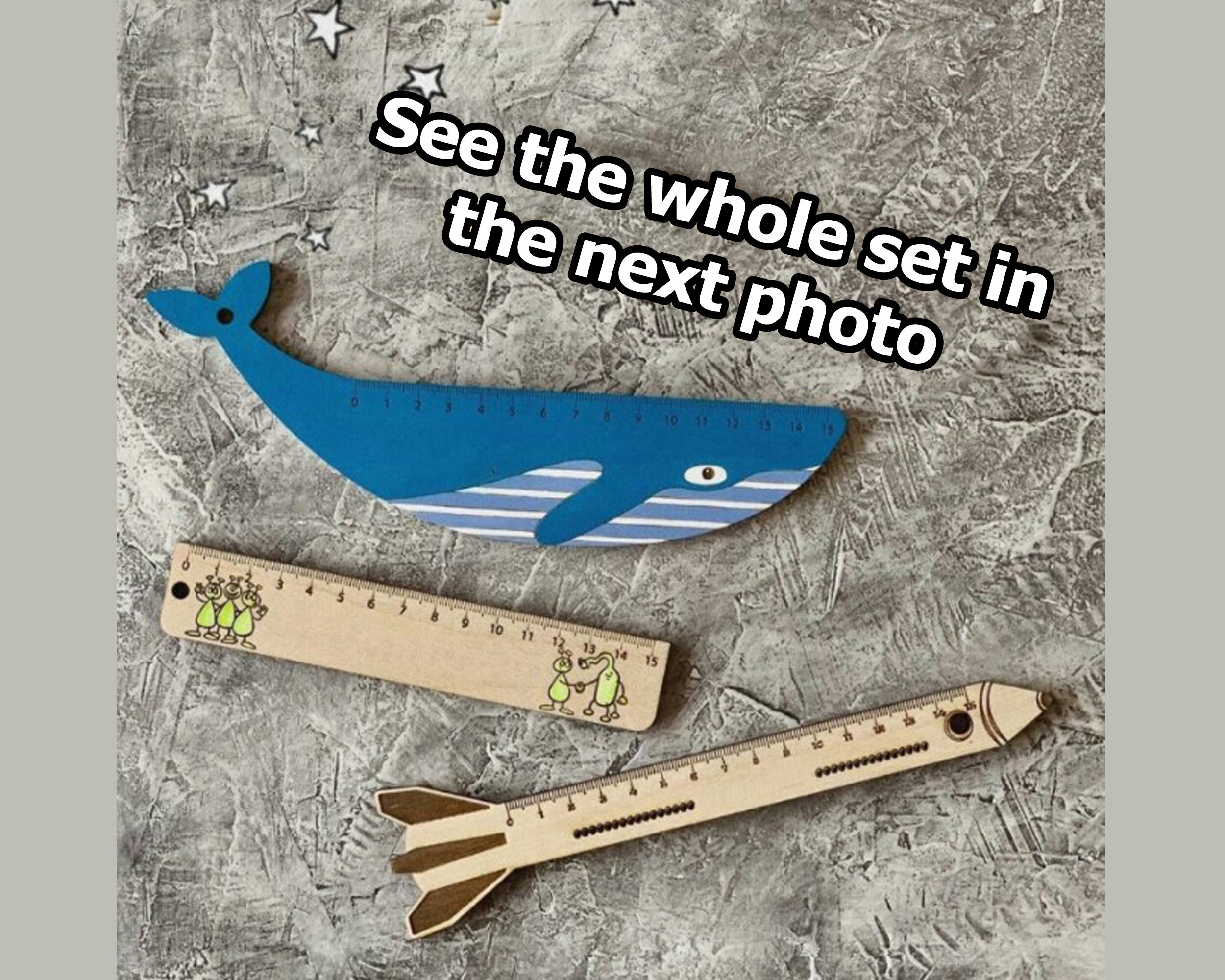 A Set of Rulers 24 Pcs Lasercut File 3D Puzzle Vector - Etsy